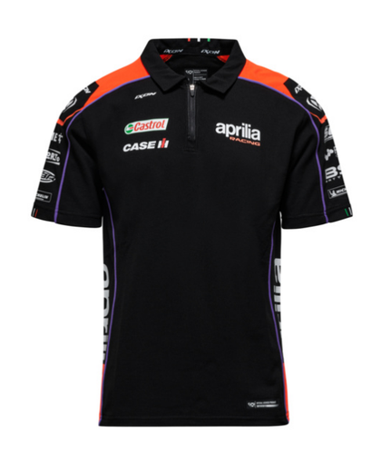 2023 Aprilia Racing MotoGP Mens Team Polo Shirt Official Merchandise ...