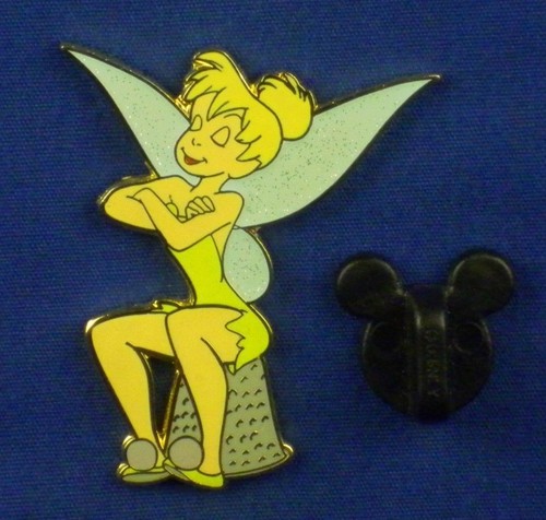 Tinker Bell Sitting on a Thimble #2 Eyes Closed DLR Pin # 23377 | eBay