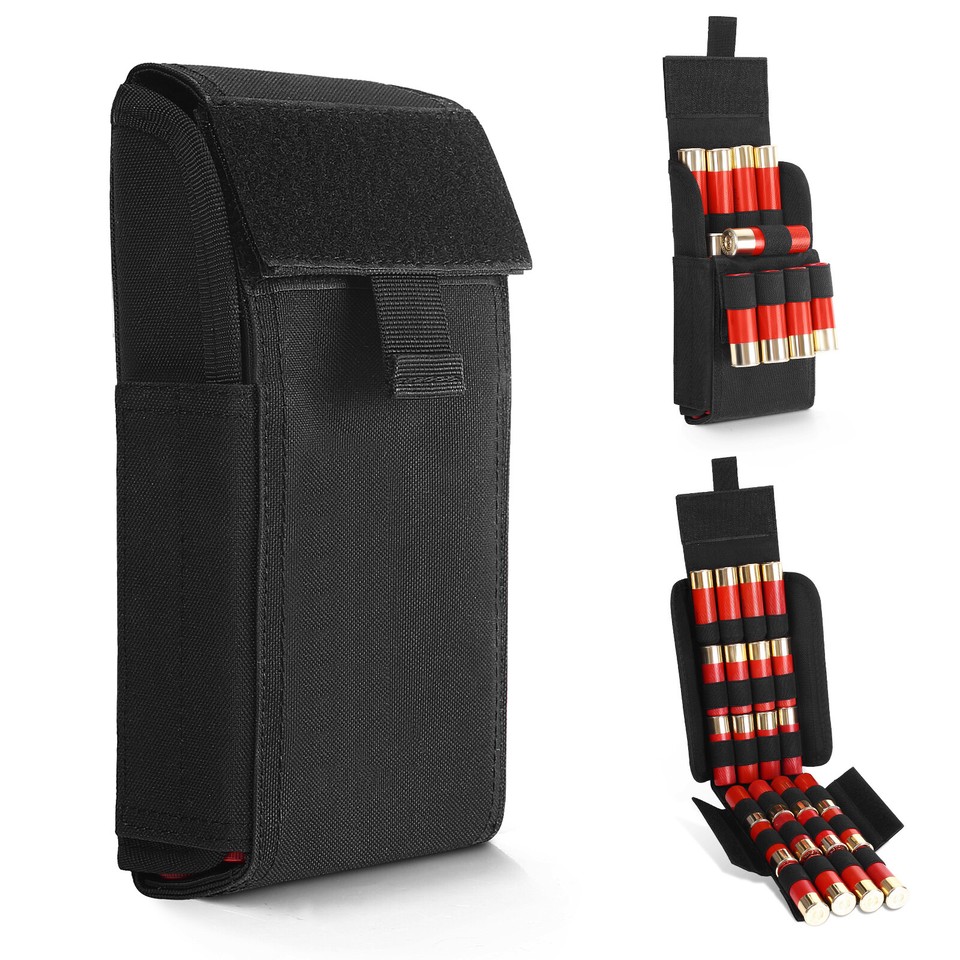 Tactical 25 Round Shell Holder 12/20Ga Molle Waist Bag Shotgun Bullet ...