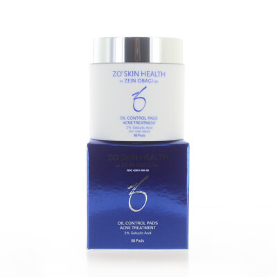 Zo Skin Health Oil Control Pads Acne Treatment 2% Salicylic Acid 60 ...