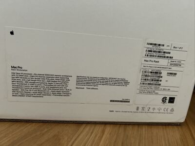 Apple 2019 Mac Pro Rack 3.3GHz 12-Core 48GB RAM 256GB SSD AMD Radeon ...