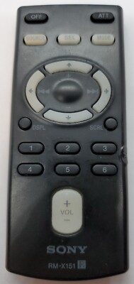 Sony Remote Control RM-X151 Replacement Remote | eBay