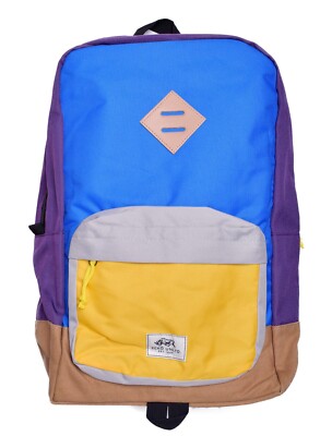 Ecko Unlimited Classic Color Block Zipper Pocket Bag Backpack | eBay