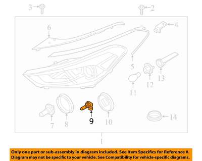 HYUNDAI OEM 2015 Genesis-Headlight Headlamp Bulb 1864765009S | eBay