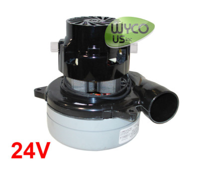24V VACUUM FAN MOTOR, TENNANT A3, SPEED SCRUB 17-20-24, T3 SCRUBBERS ...