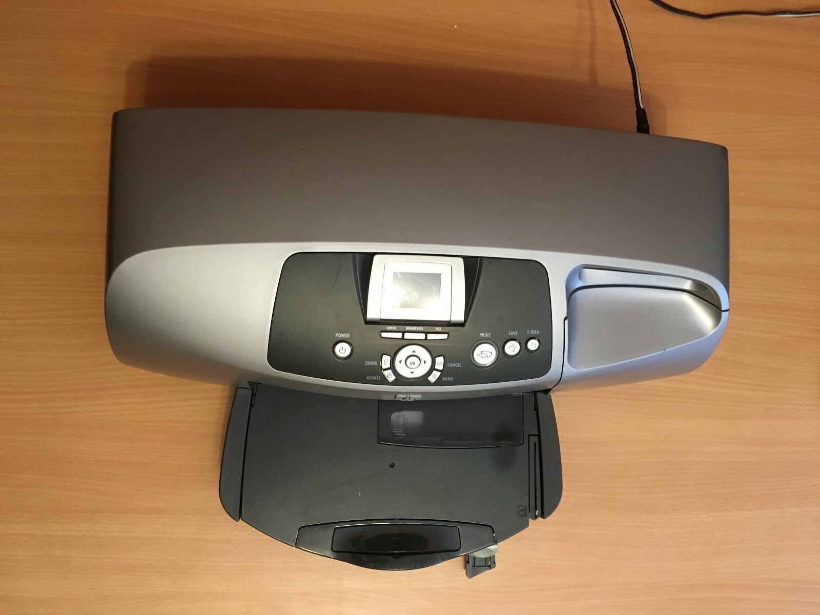 HP Photosmart 7550 A4 Colour Inkjet Printer Q1605A with PSU, disc and ...