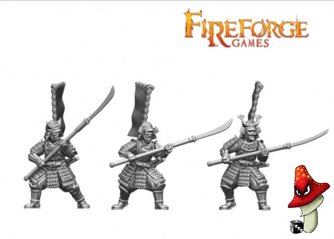 Samurai Warriors Fireforge Games 1/56 28mm 1 x Sprue set unboxed ...