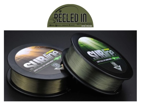 Korda Subline Ultra Tough Sinking Mono Carp Fishing Line -Green or ...