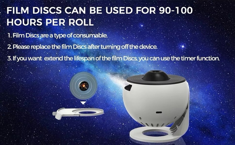 2025 Galaxy Projector 12-In-1 Planetarium Star Projector Sky ...