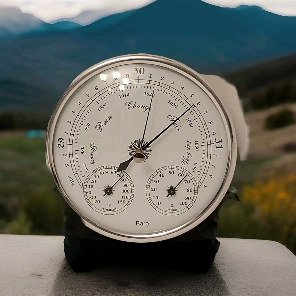 Tide clocks, Barometers, Moon Phase Gardening Clocks & Thermometers | eBay