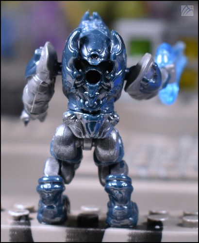 HALO MEGA BLOKS BLUE COVENANT ELITE ZEALOT MINI FIGURE REVENANT RAID ...