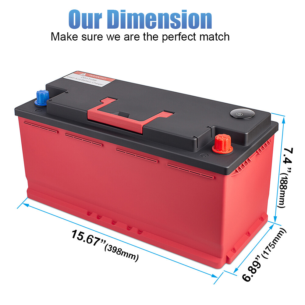110-20 110AH Lithium Iron Phosphate Battery LiFePO4 Group 95R ...