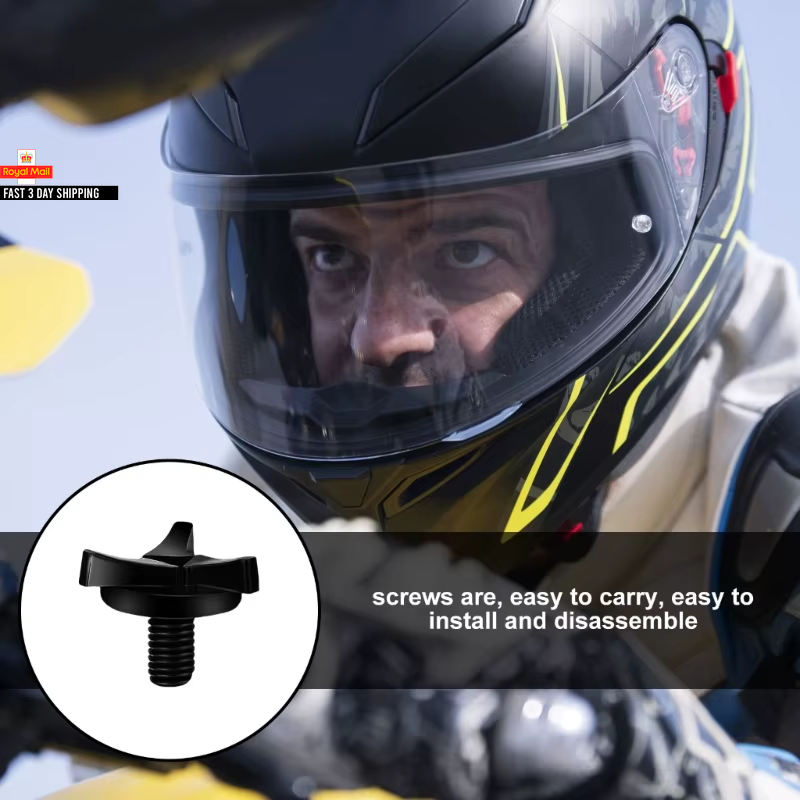 Secure Your Ride with Motorcycle Helmets Locking Screws and Cushioning ...