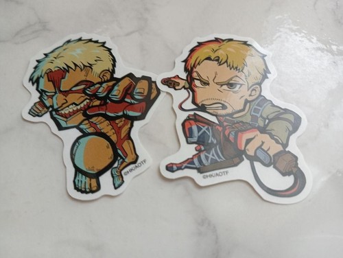 Edith Attack On Titan Liner Brown Armored Sticker Set Of 2 | eBay