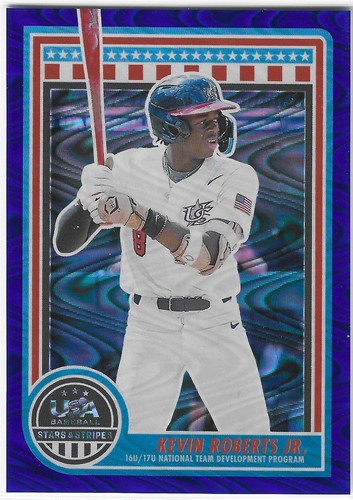 2025 Panini Stars & Stripes - BLUE SWIRL Kevin Roberts Jr. #143 /125 | eBay