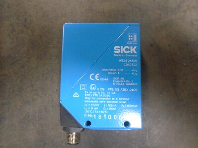 SICK PHOTO ELECTRIC PROX SWITCH, WT24-2X400, NAMUR, 4PIN M12 *NEW* | eBay