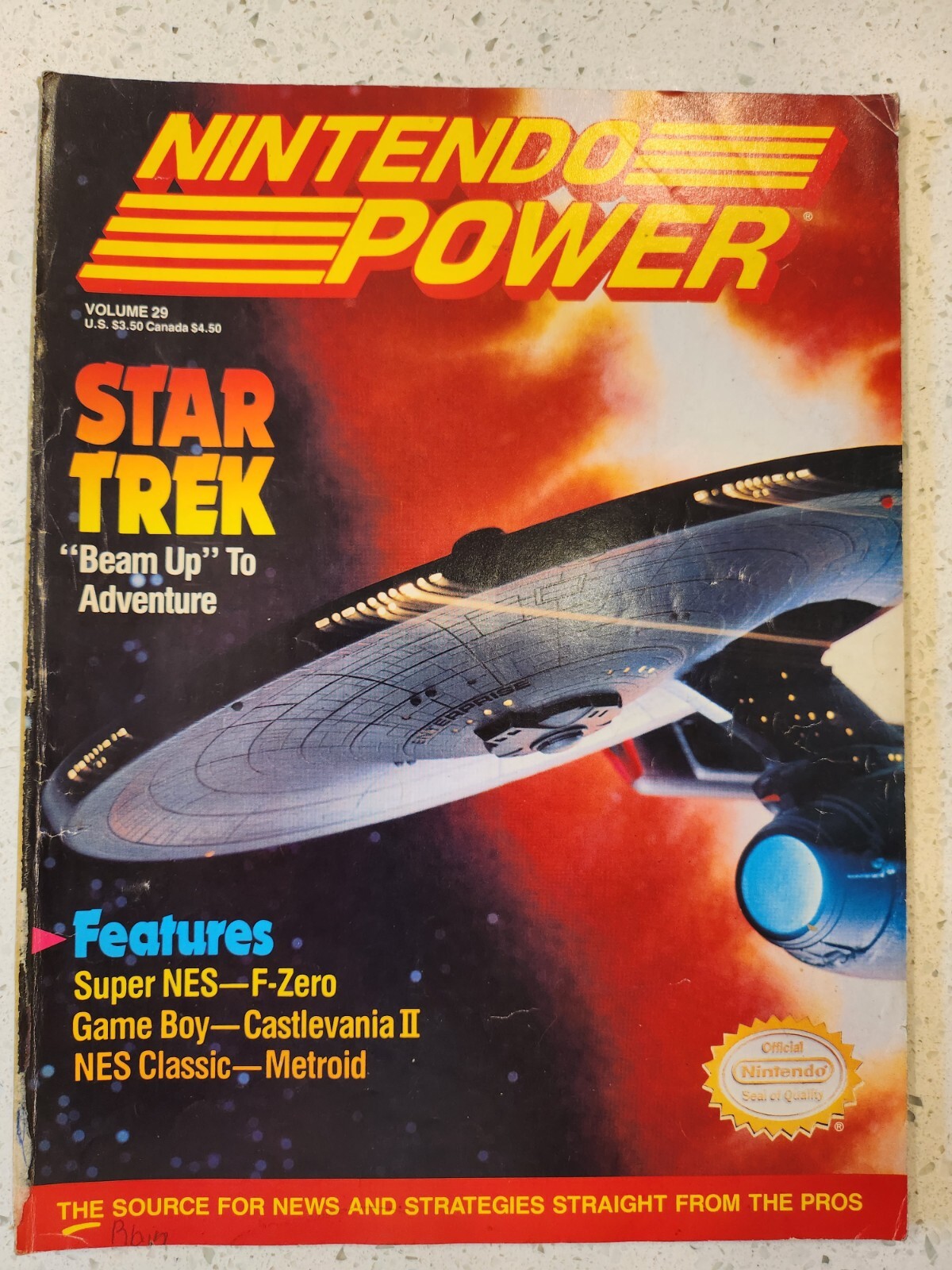 Star Trek Vol 29 (Vintage Nintendo Power Magazine) 1 Insert Poster | eBay