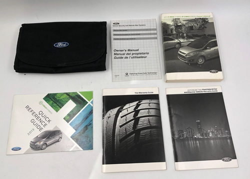 2013 Ford CMAX C-Max Hybrid Energi Owners Manual Set with Case OEM R01B25009 | eBay