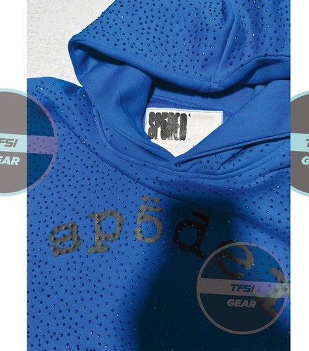 Brand New “VVS” Sp5der Hoodie Fully Rhinestone Size SMLXL | eBay