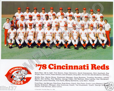1978 CINCINNATI REDS BIG RED MACHINE 8X10 TEAM PHOTO | eBay