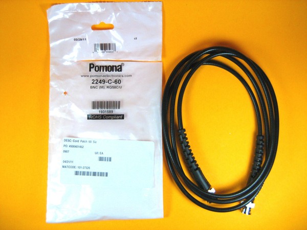Pomona 2249-C-60 60-inch RG58C/U RF/Coaxial Cable for sale online | eBay
