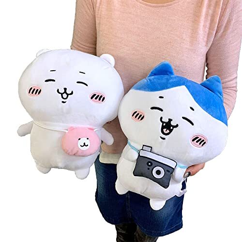 Very Cute Smile Chiikawa Hachiware Favorite BIG Plush Toy Set of 2 ...