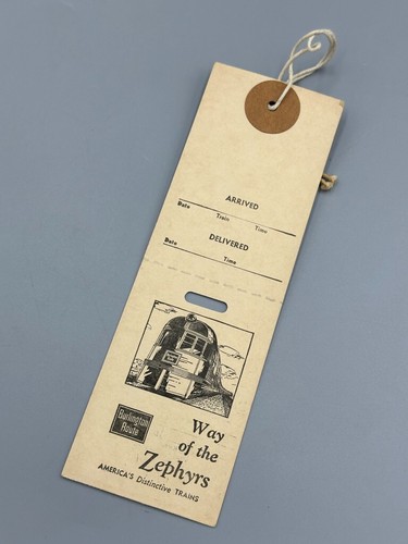 Vintage BURLINGTON ROUTE RAILROAD Chicago Burlington & Quincy CANTON ...