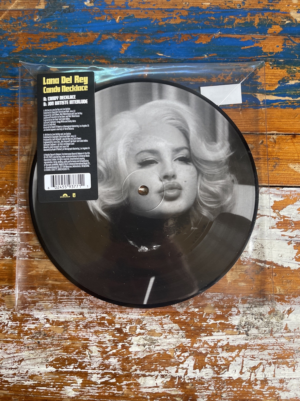 Lana Del Rey - Candy Necklace 7 Inch Picture Disc Vinyl LP Limited ...
