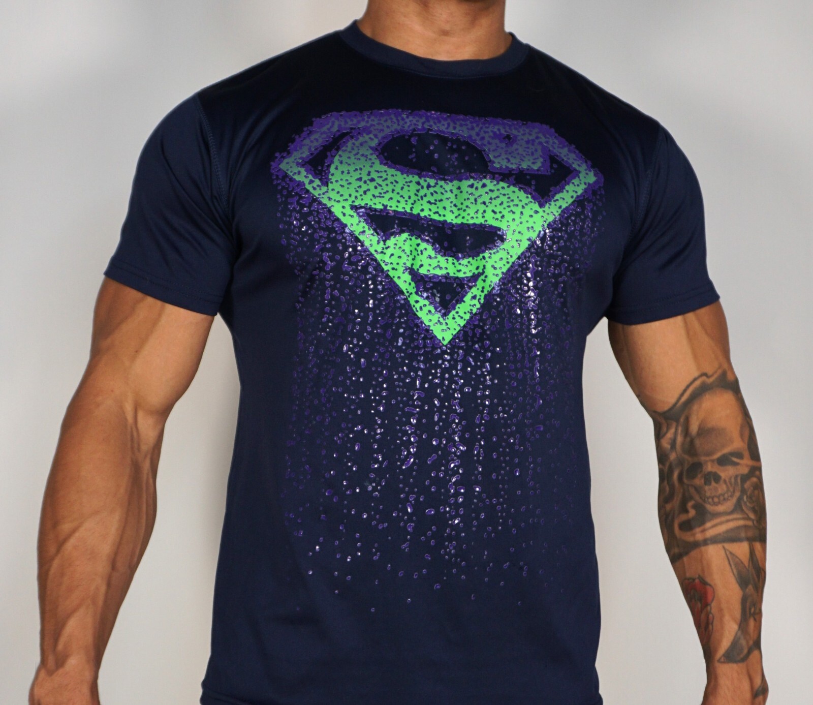 MEN'S PURPLE SUPERMAN SHIRT SIZE M | eBay