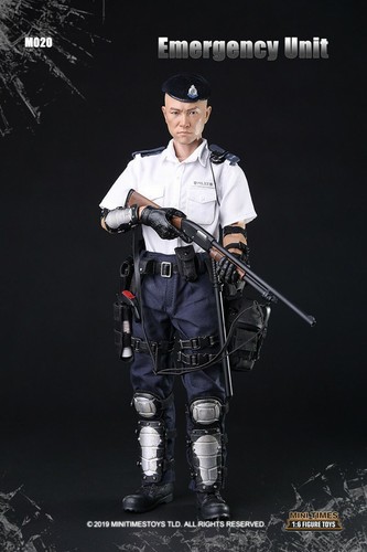 IN Stock 1/6 scale Mini times toy M020 Hong Kong Emergency Unit Police ...