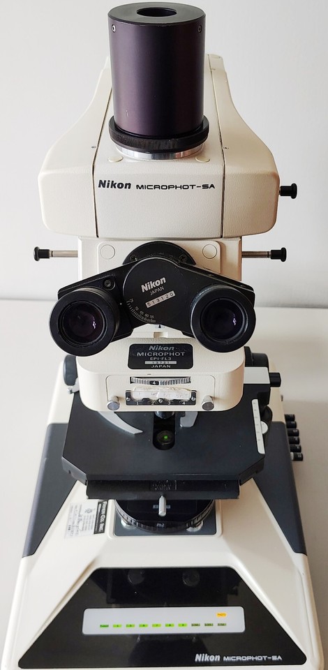 Nikon Microphot SA Trinocular Microscope with 6 Objectives | eBay