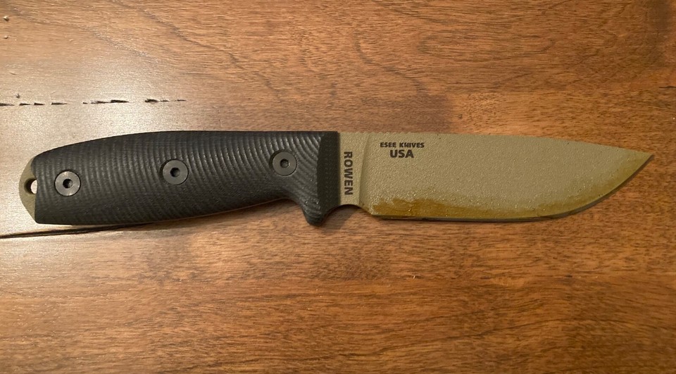 ESEE-4 Rowen fixed blade knife | eBay