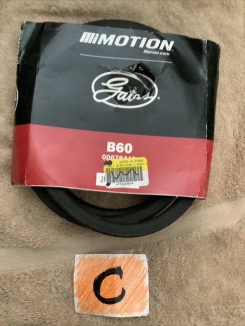 GATES B60 / 00678445 Hi-Power V-Belt 21/32" " / 17mm x 1600mm - for ...