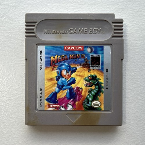 Mega Man III 3 Nintendo Gameboy Good Label Tested | eBay