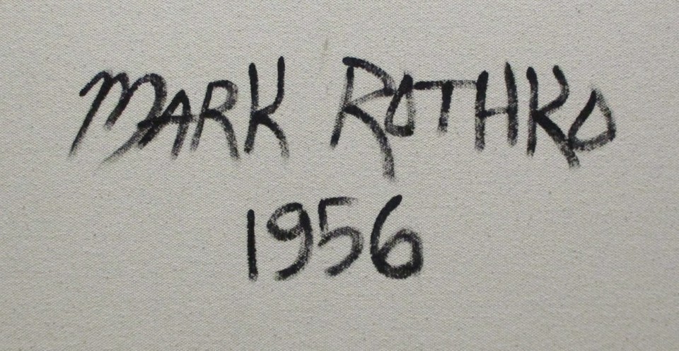MARK ROTHKO - large painting on canvas - abstract expressionism - mid ...