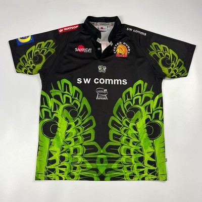 Exeter Chiefs 2014/2015 Samurai Rugby Cup Shirt Jersey Men's Size 2XL ...