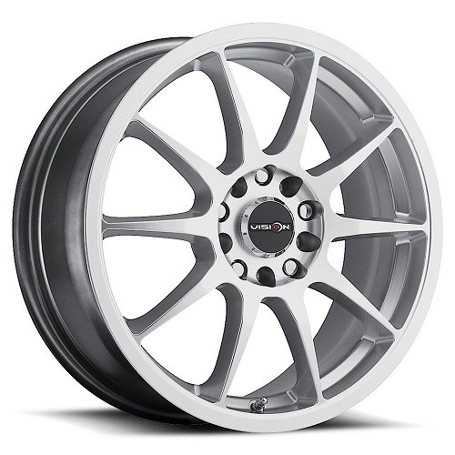 17x7 Vision 425 Bane Hyper Silver Wheel 5x100/5x4.5 (38mm) 886821252466 ...