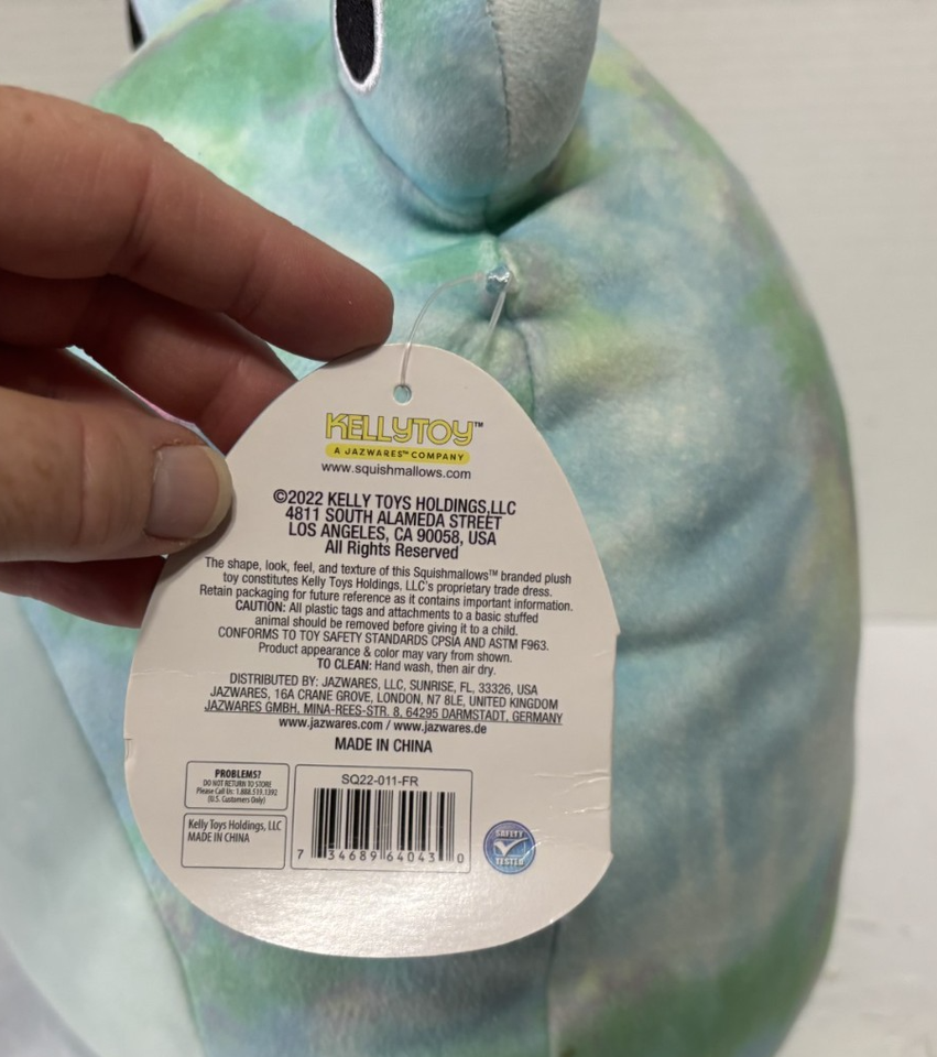 Set of 2 SQUISHMALLOWS FERDIE the Tie-Dyed Frog & LOBERT the Blue Lobster *NEW* | eBay