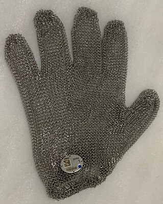 WHIZARD USA METAL HAND GLOVE 3196684 LARGE SS STAINLESS STEEL MESH CUT ...