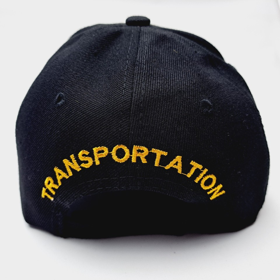 US Army Transportation Cap Hat Embroidered Snapback Black StrapBack | eBay