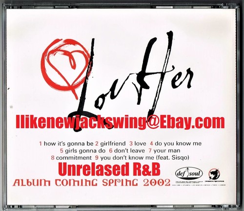 LOVHER - THE UNRELEASED ALBUM 9TRX PRESS NOT 12TRX SISQO DEF SOUL LABEL ...