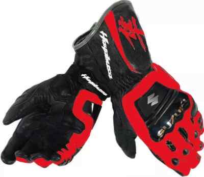 Suzuki Hayabusa Motorcycle Motorbike Racing Leather Gloves Bike Racing ...