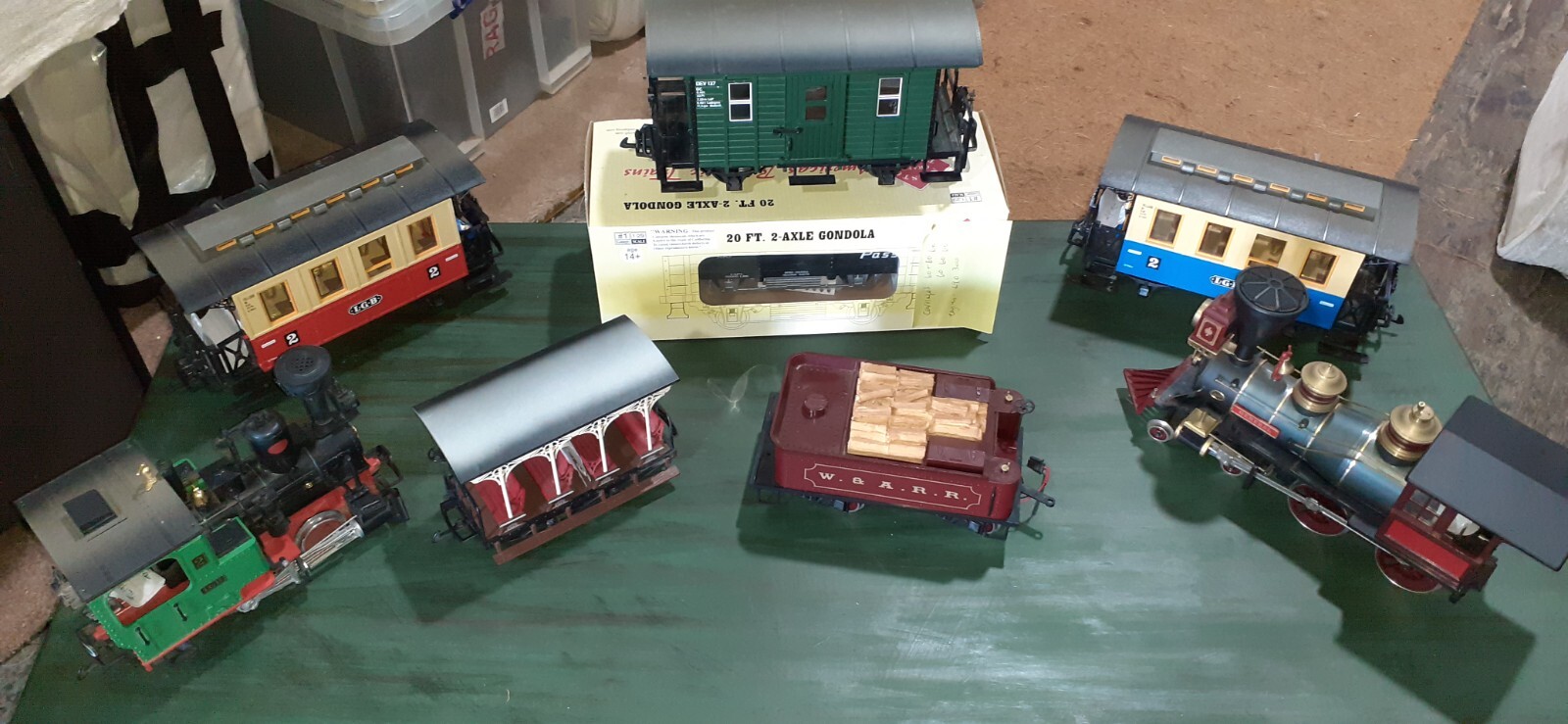G scale model railway LGB Lehmann locos and carriages | eBay