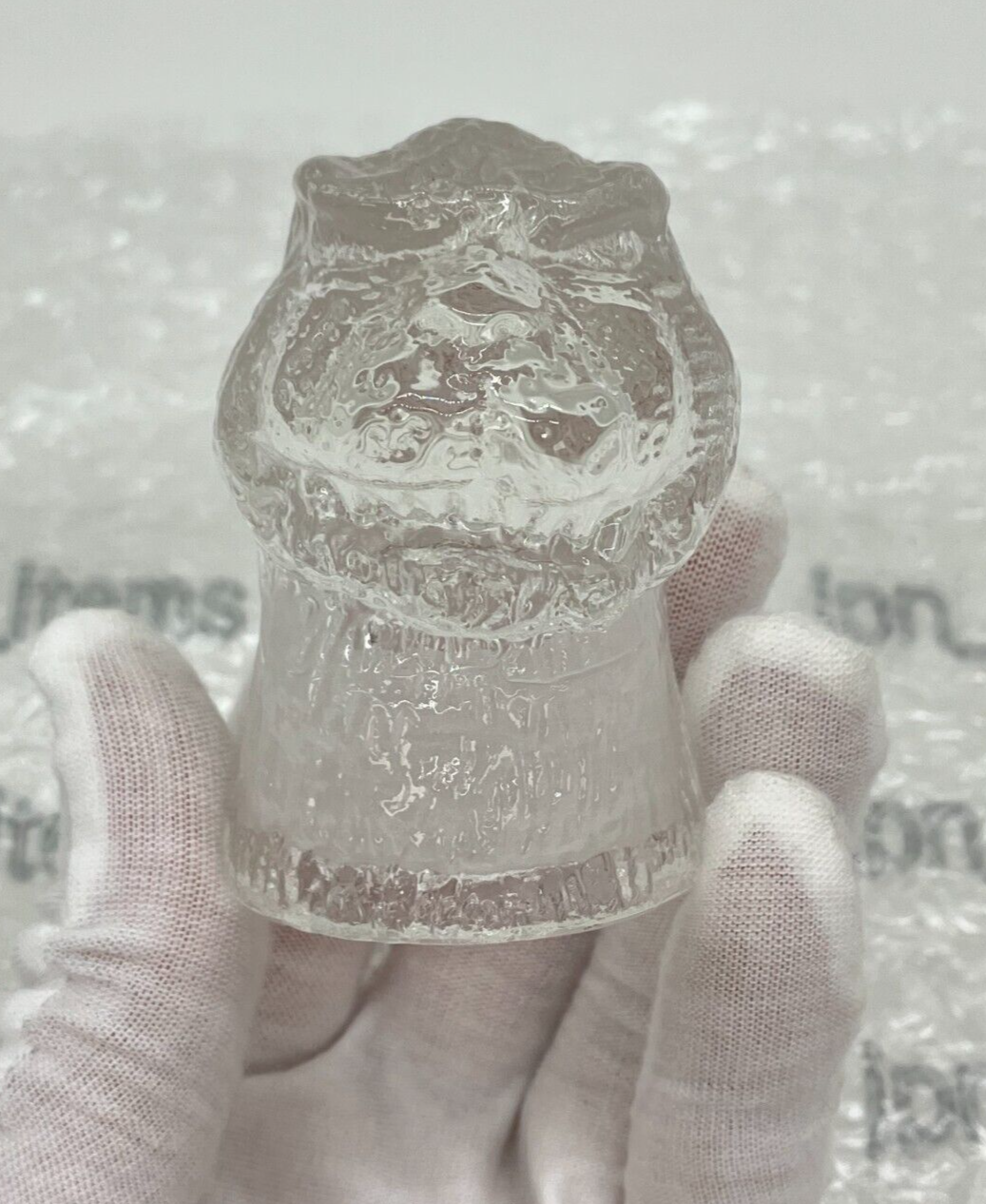 Godzilla Limited Decanter Vintage White Glass Bottle TOHO UNICON 1980s ...