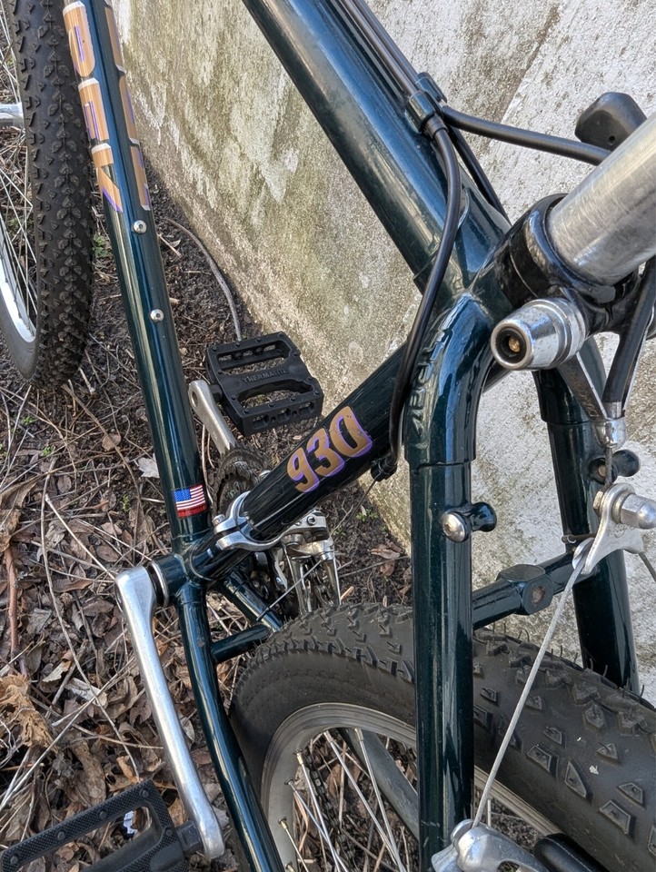 17" Trek 930 Single Track Mountain Bike from the 90's Green | eBay