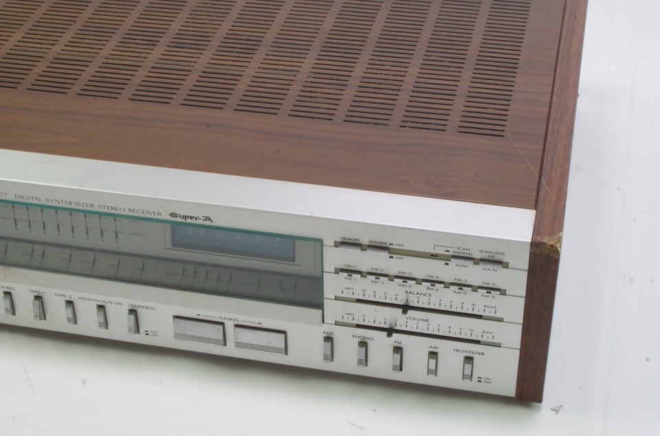 JVC R-S77 AM FM Digital Synthesizer SUPER-A Stereo Receiver Minor ...