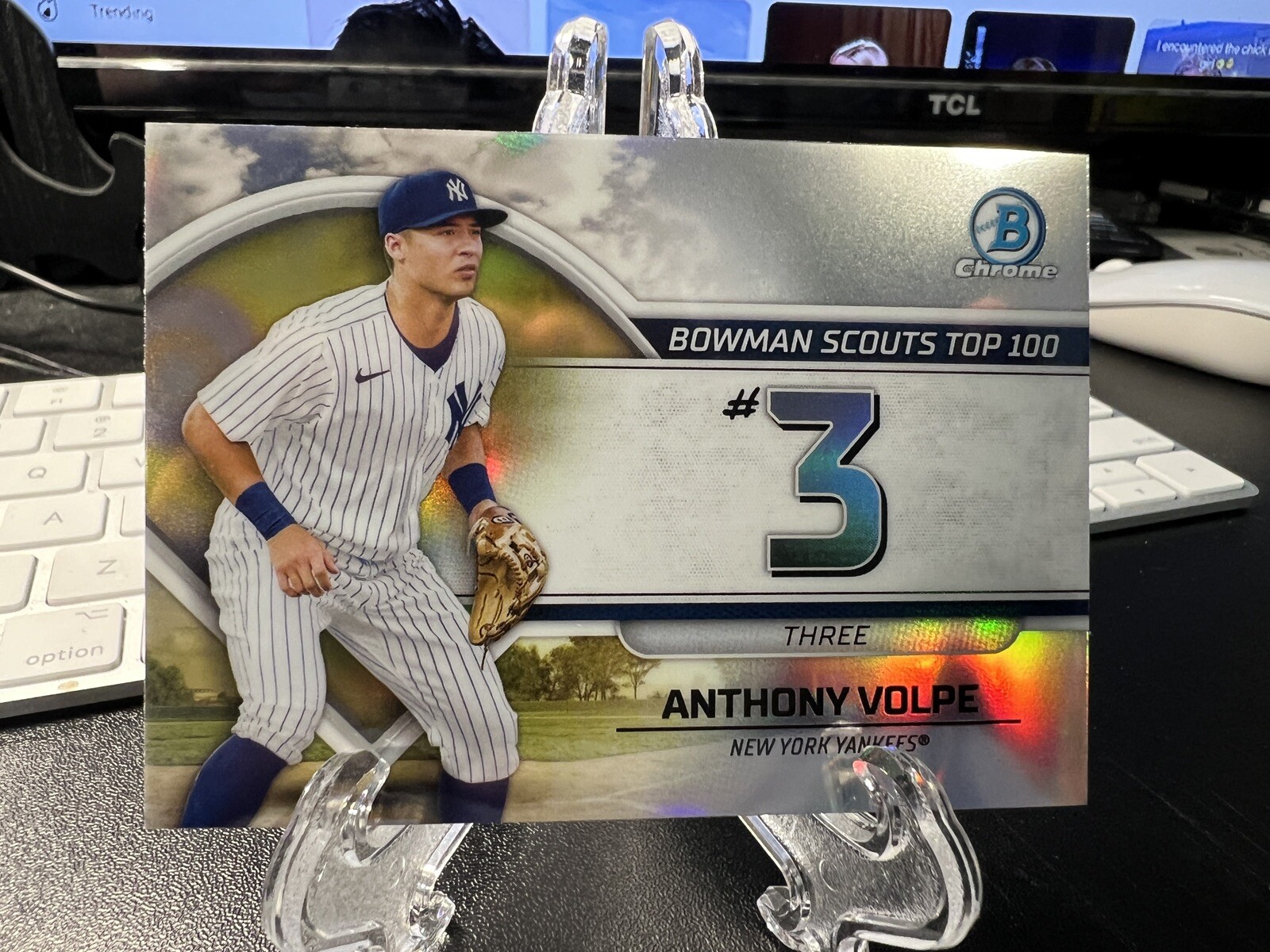 2023 Bowman Chrome ANTHONY VOLPE Bowman Scouts Top 100 Prospect RC #BTP ...
