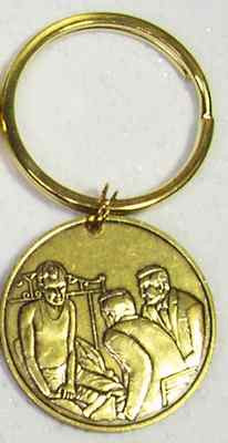 Steps to Recovery key ring AA coins Recovery Begins Medallion sobriety ...