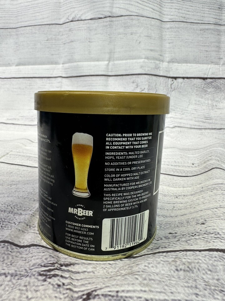 Mr Beer Refill Grand Bohemian Czech Pilsner Hopper Malt Extract 1.87 ...