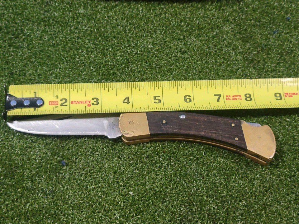 Buck Knife 110 with Leather Case | eBay